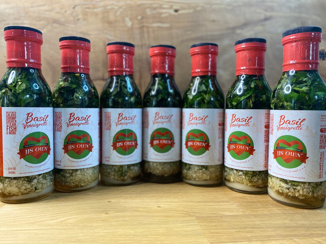 JJS OWN All natural dressings & marinades straight from the heart!