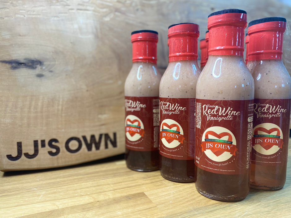 JJS OWN All natural dressings & marinades straight from the heart!