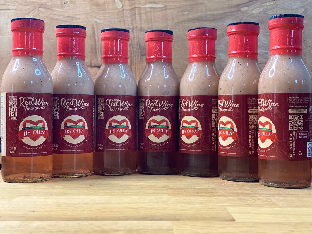 JJS OWN All natural dressings & marinades straight from the heart!