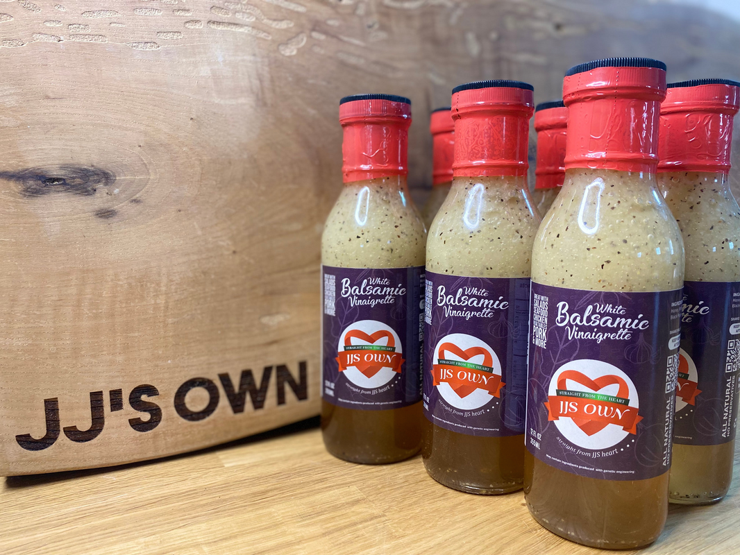 JJS OWN All natural dressings & marinades straight from the heart!